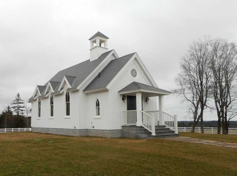 Chapel-exterior - Arlington Timber Frames