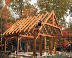 raising-full-frame - Arlington Timber Frames